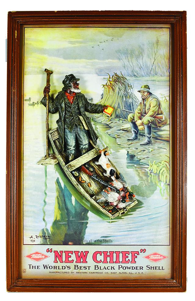 For Auction: Western New Chief Black Powder Shells Sign (#0943) on Sep ...