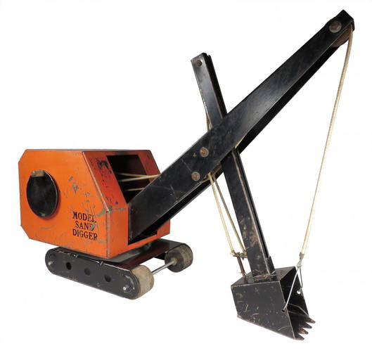 Mystery Manufacturer Toys Pressed Steel Toy Sand Loader