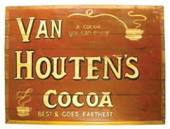 Rare Van Houten's Cocoa House Vitrolite Sign - Mar 31, 2017 | Showtime ...