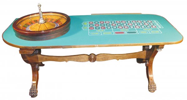 1241: Early 1900's Roulette Table - Oct 04, 2009 | Showtime Auction ...