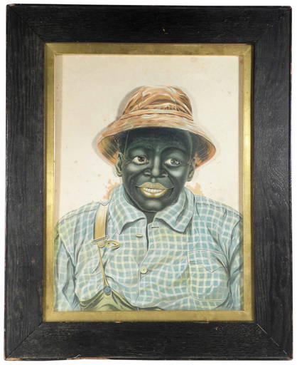 Black Americana Clockwork Sign