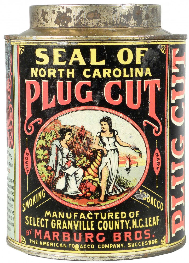 Seal of North Carolina Plug Cut Tobacco Tin - Oct 02, 2011 | Showtime ...
