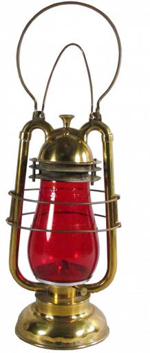 Rare Eclipse Brass Fire Lantern