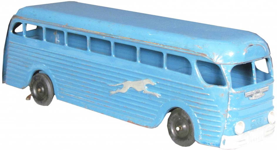 Keystone Pressed Steel Greyhound Toy Bus