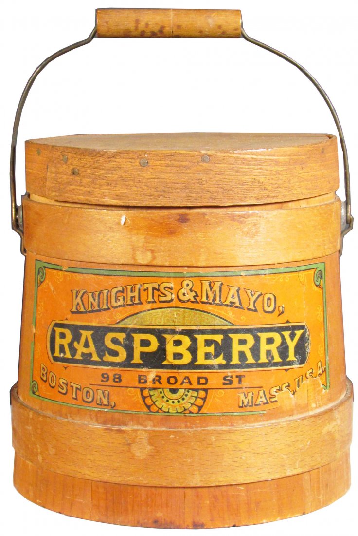 Knights & Mayo Preserves Wood Bucket - Apr 13, 2013 | Showtime Auction ...