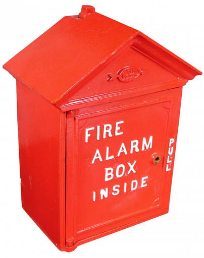 Adt Cast Iron Fire Outdoor Fire Alarm Box