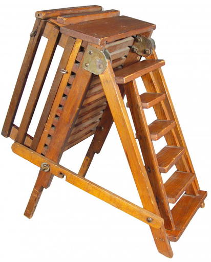Rare Salesman Sample Ladder & Scaffolding