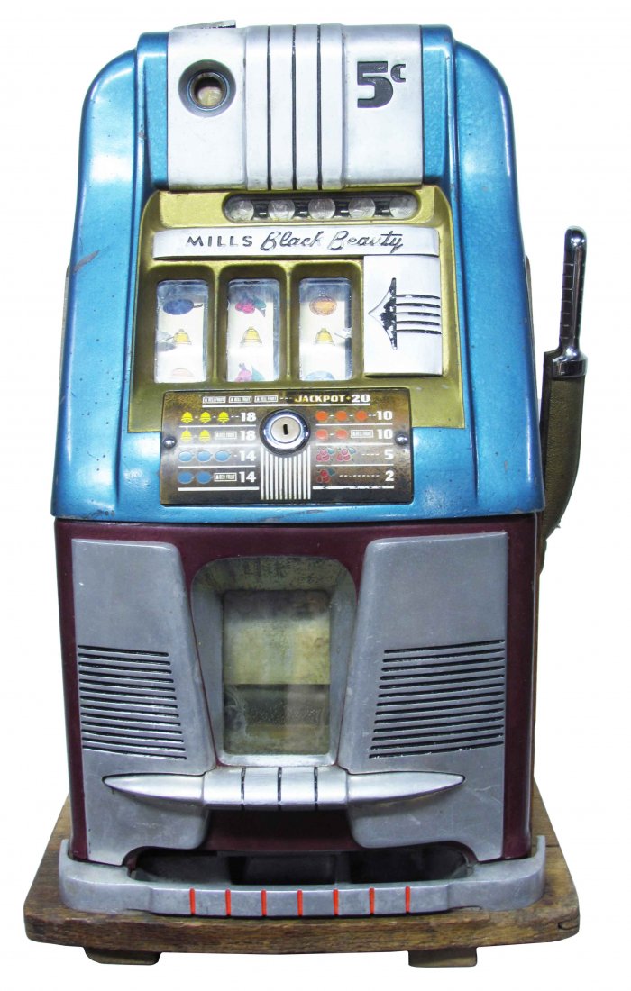 Mills Black Beauty Five Cent Slot Machine - Oct 05, 2013 | Showtime ...