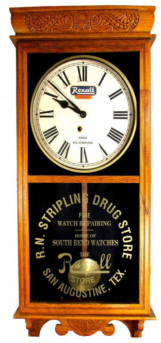 Rexall Drugs Advertising Clock