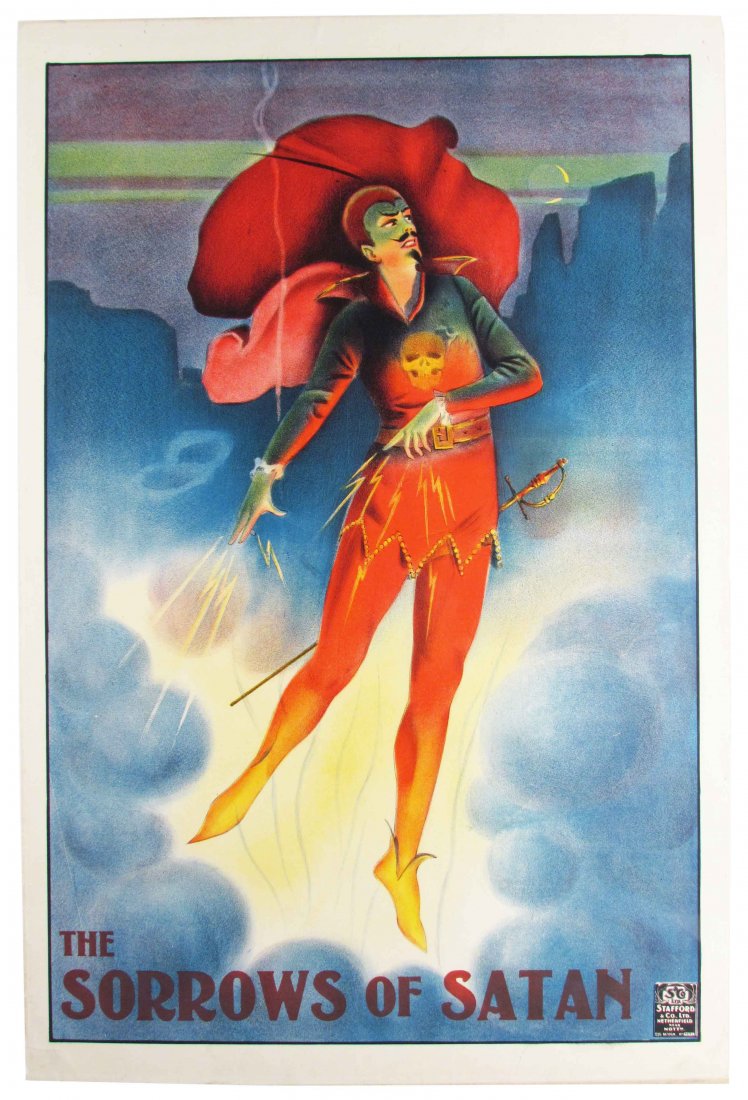 The Sorrows Of Satan Theatre Poster