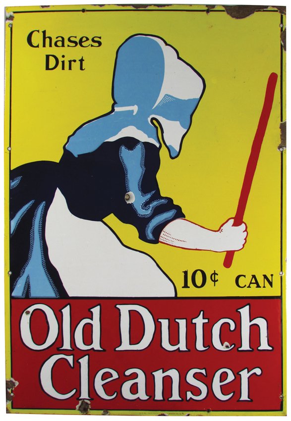 Old Dutch Cleanser Porcelain Sign