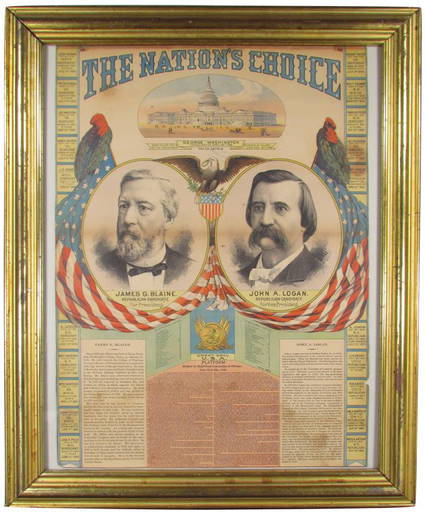 1884 Political Poster for Republican Candidates - Apr 06, 2014 ...