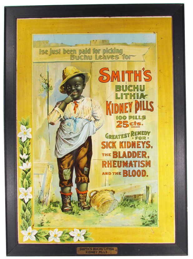 Smith Buchu Lithia Kidney Pills Tin Sign