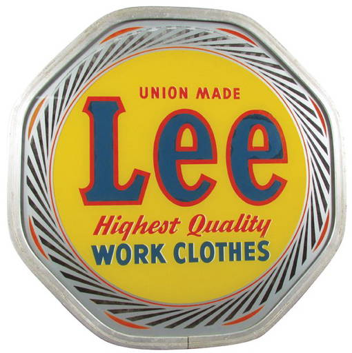 Lee Work Clothes Light Up Sign - Apr 06, 2014 | Showtime Auction ...