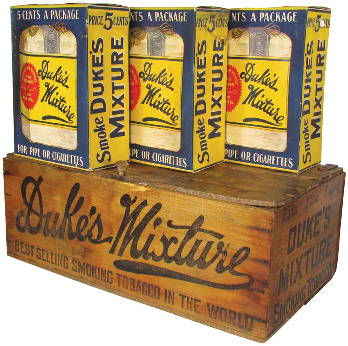 Duke's Mixture Wood Crate & Display Boxes and Packs