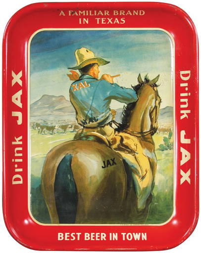 Jax Beer Tin Serving Tray