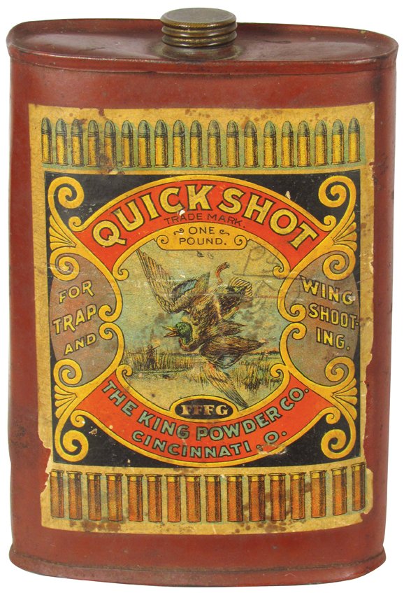 Quick Shot Black Powder Tin
