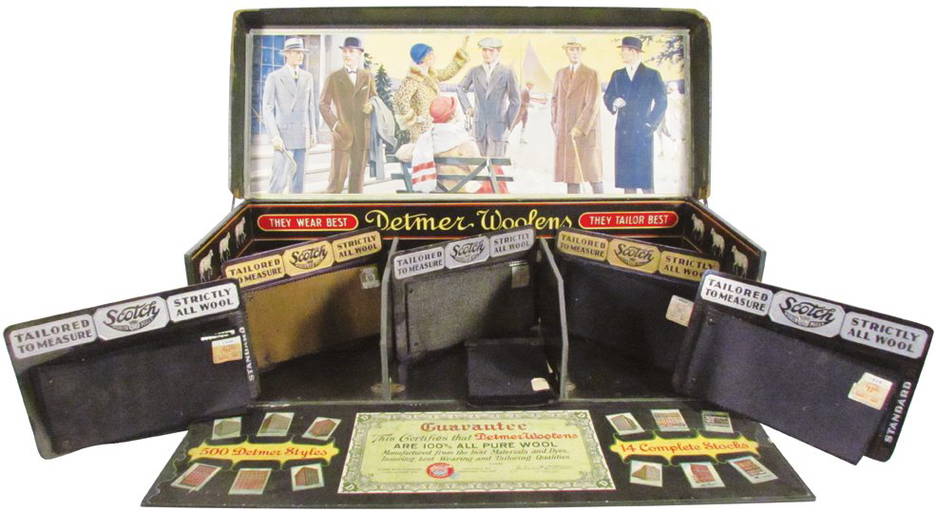 Detmer Woolens Store Tailor Display Box