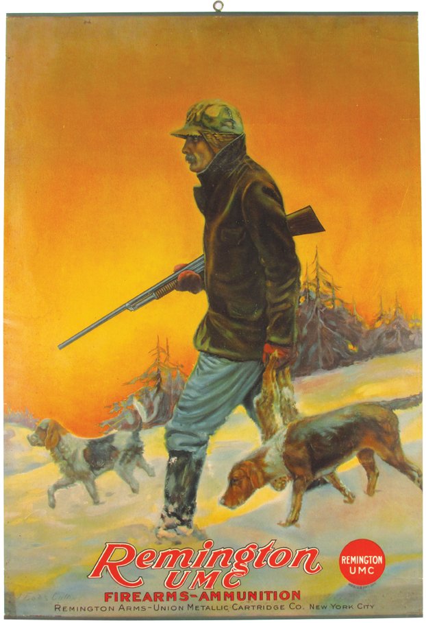Remington UMC Firearms and Ammunition Poster