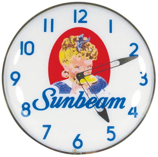 Sunbeam Bread Light Up Clock - Oct 02, 2015 | Showtime Auction Services ...