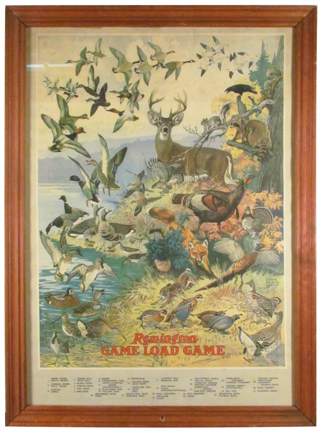 1924 Remington Game Load Game Paper Poster