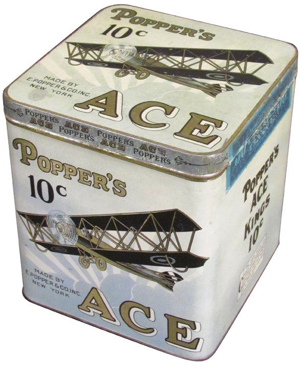 Popper's 10 Cent Ace Cigar Tin
