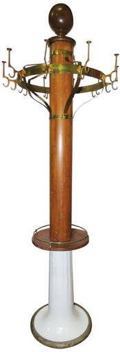 Koken Porcelain and Wood Barber Shop Hat Rack - Apr 01, 2016 | Showtime ...