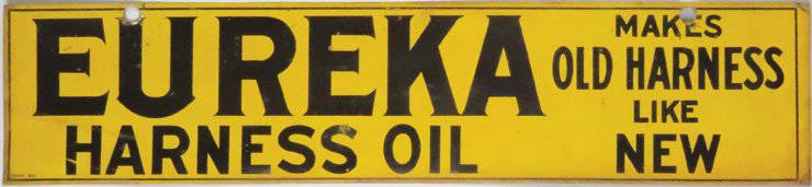 The Monitor Oil Stove Tin Sand Sign - Apr 01, 2017 | Showtime Auction ...