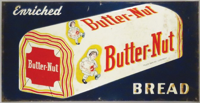 Butter Nut Bread Tin Sign