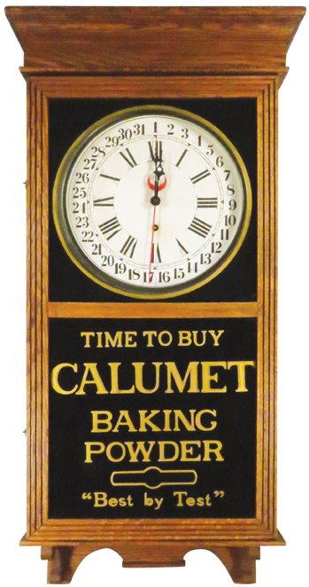 Calumet Baking Powder Clock