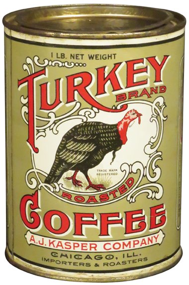 Rare 1# Turkey Coffee Tin