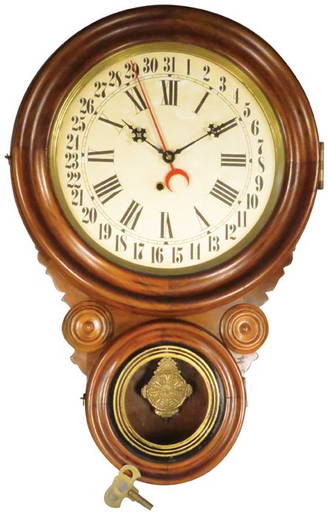 Antique Figure Eight Wall Clock