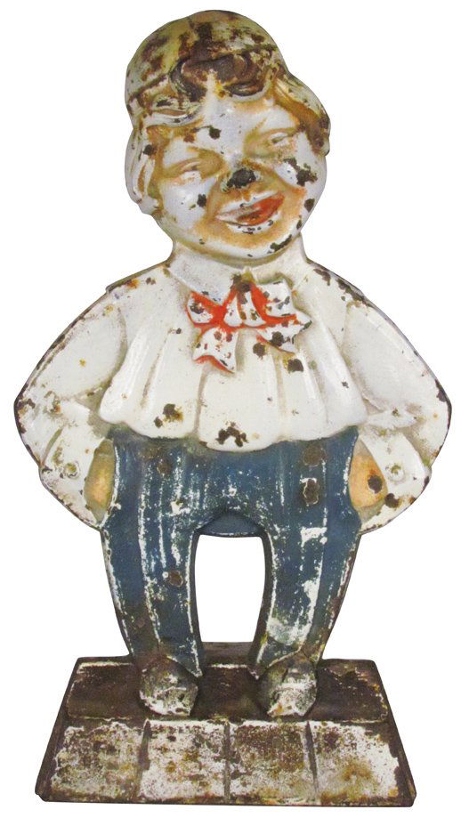 Cast Iron "Whimsical Man" Door Stop