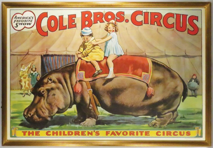 Cole Bros. Circus Poster