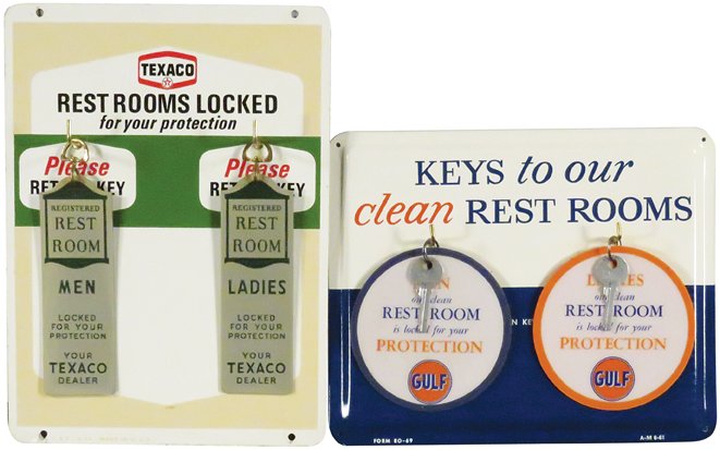 Gas Station Restroom Keys