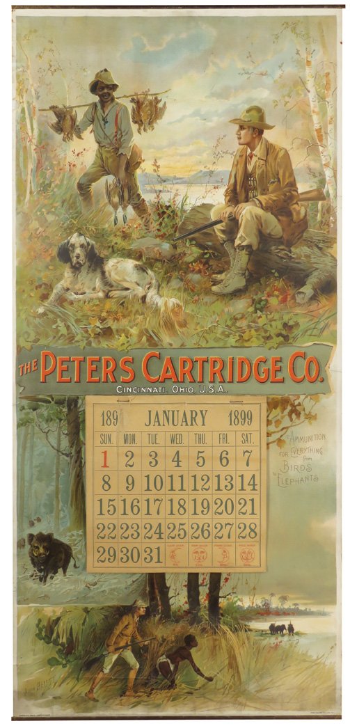 Rare 1899 Calendar for Peters Cartridge Co. - Oct 08, 2016 | Showtime ...