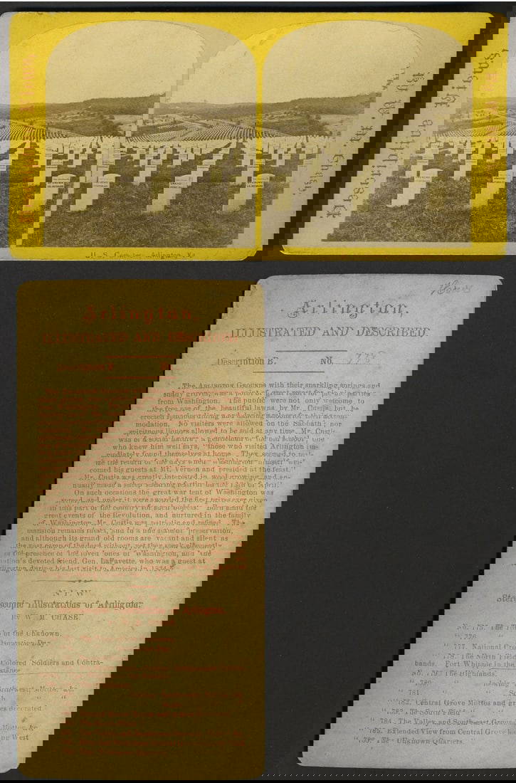 U.s. Cemetery, Arlington, Va. The North Field - Colored Soldiers And ...