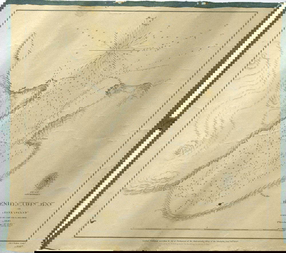 Resolution Bay In Tanna Island Surveyed By Capt. Sir E. Belcher. Sea ...