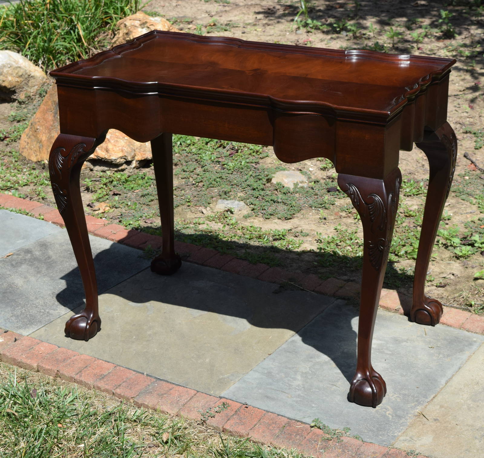 Baker Ball & Claw Newport Style Tea Table Auction