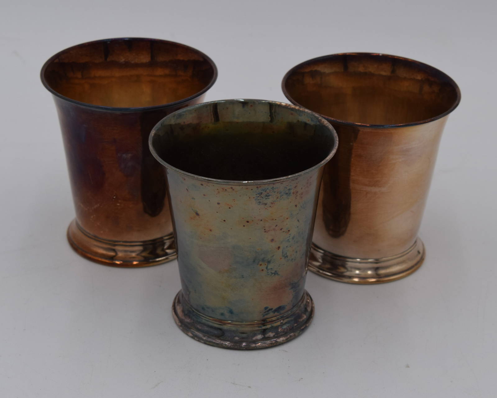 Set Of 3 Colonial Williamsburg Max Rieg Silver Mint Julep Cups Auction