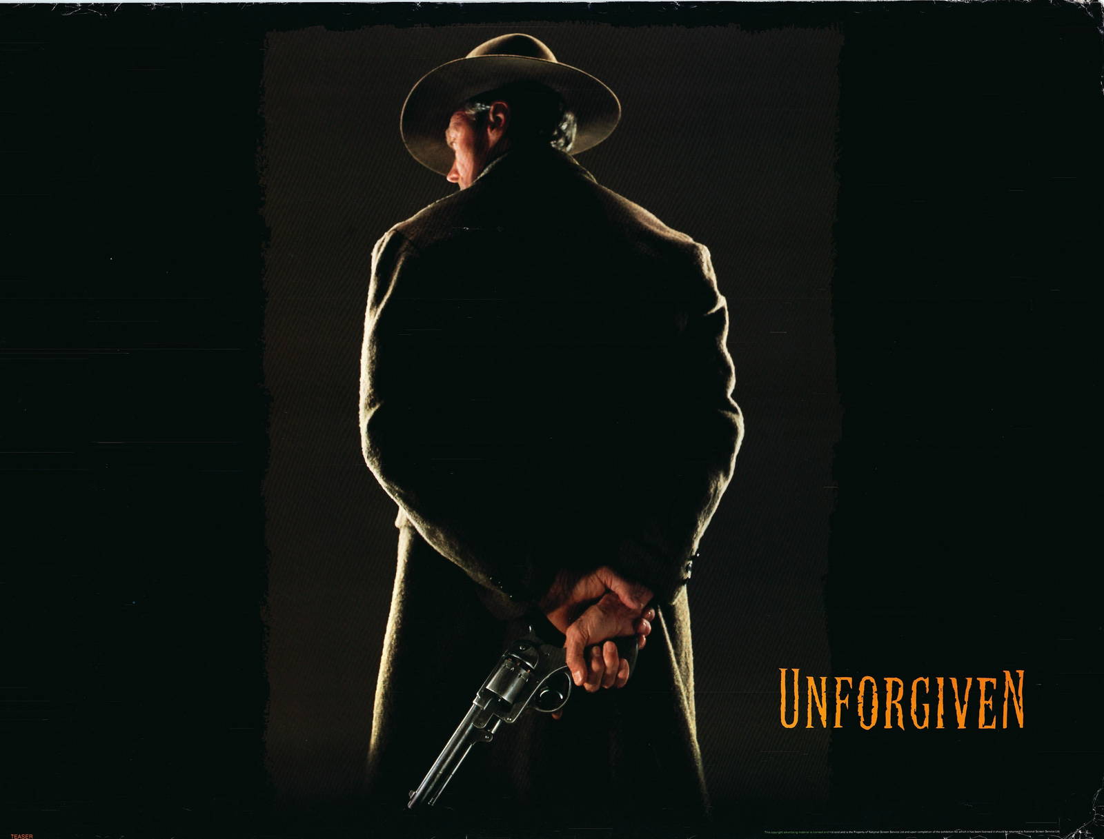 Unforgiven 1992 Original Movie Poster Auction