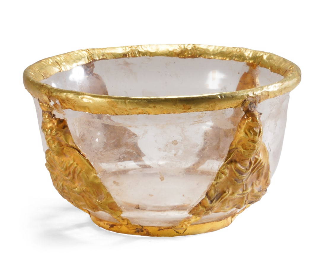 Roman Gold Glass Bowl Auction