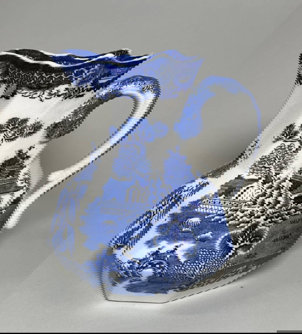 Masons Ironstone Blue And White Willow Pattern Jug, 20th Century - Jun ...