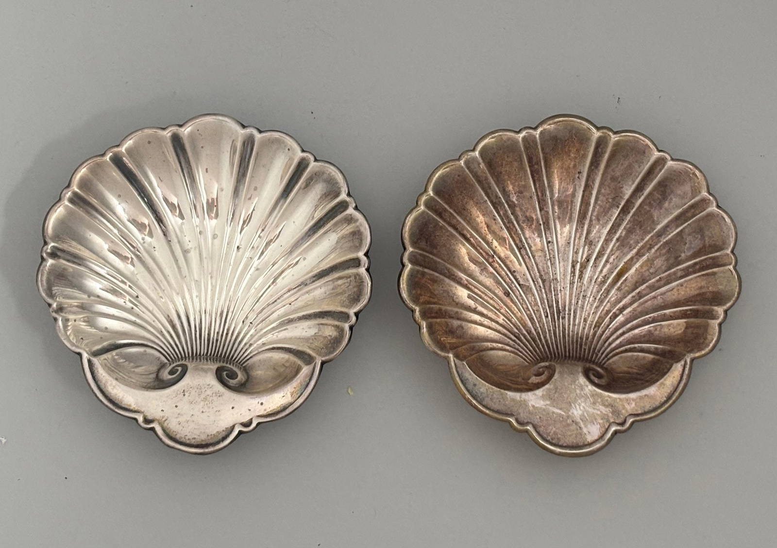 Pair Of Gorham Sterling Silver Hollowware Shell Form Bowls - Jun 13 ...