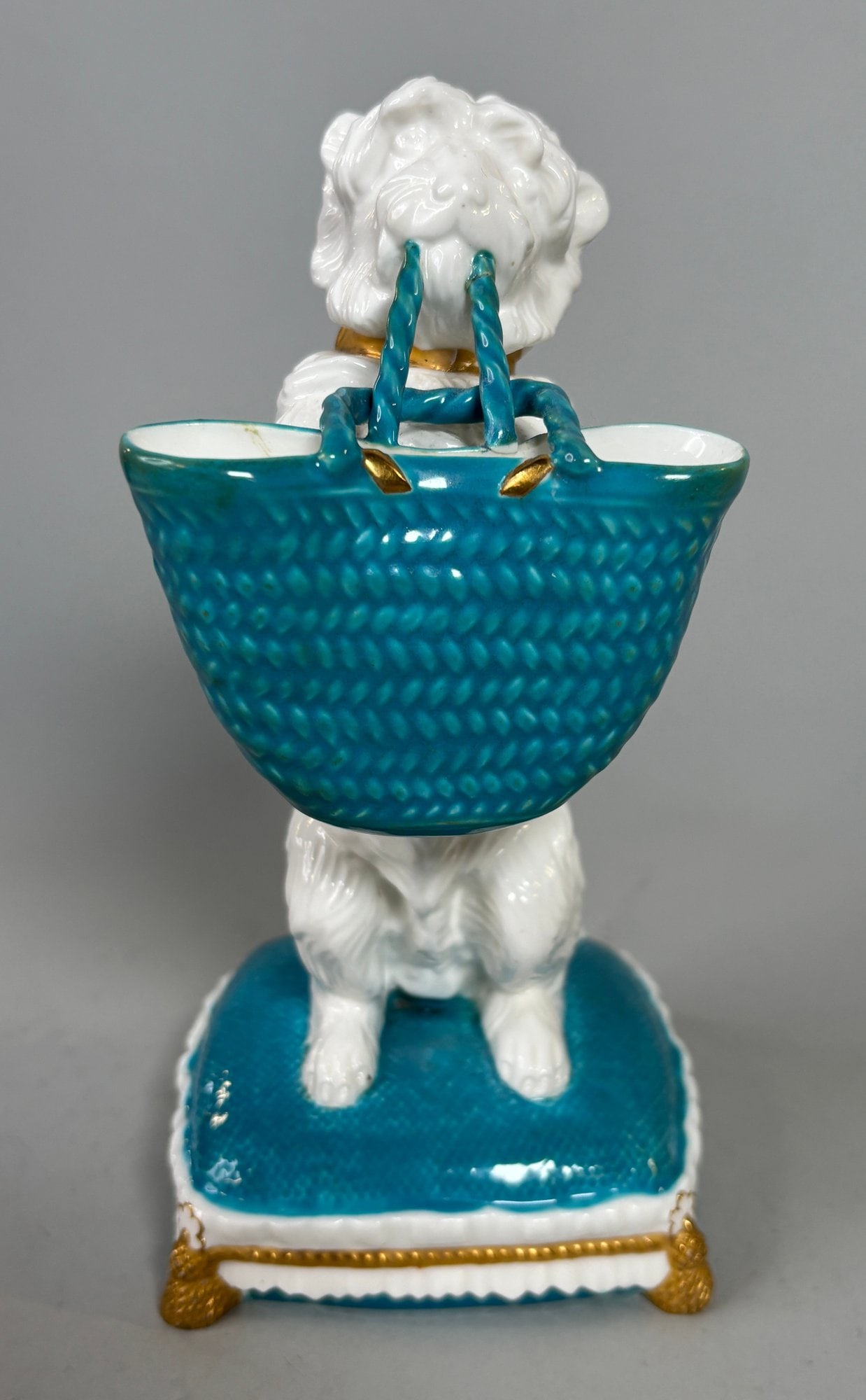 William Brownfield & Sons Staffordshire Porcelain Begging Terrier Dog ...