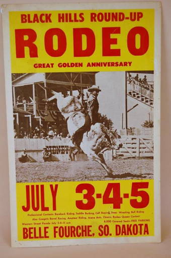 Old Time Rodeo Poster