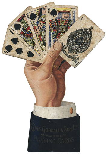 Four Playing Card Advertising Items.