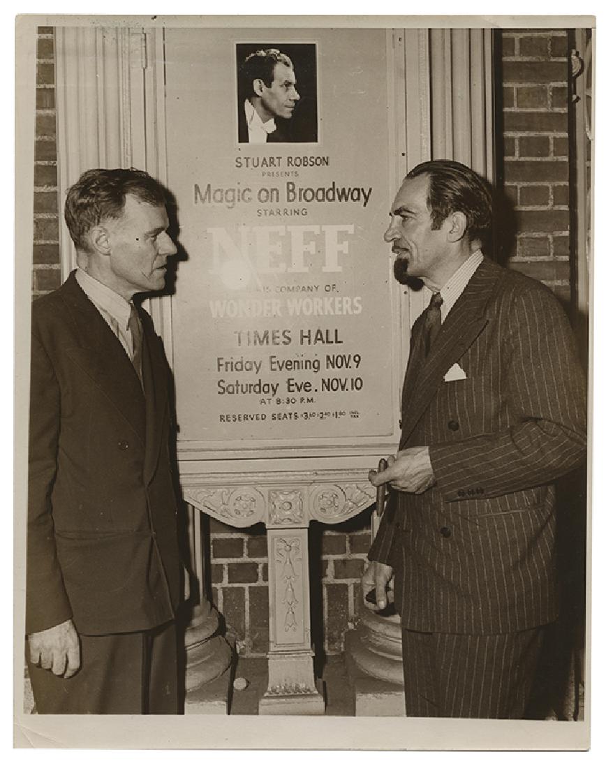 Four Photos of Magician Bill Neff.