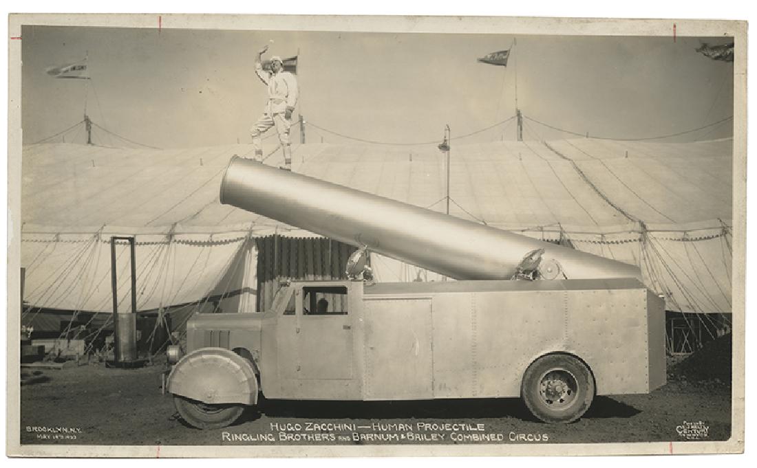 Hugo Zacchini the Human Projectile. Ringling Brothers