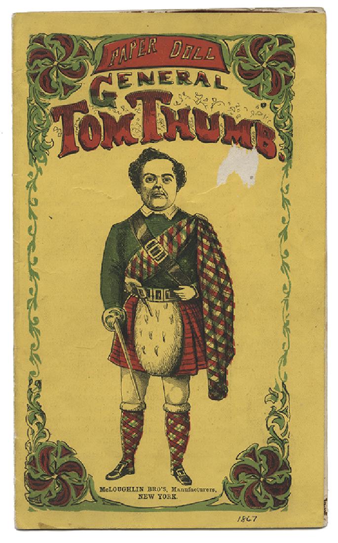 McLoughlin Bros. Paper Dolls of Tom Thumb and Mrs. Tom